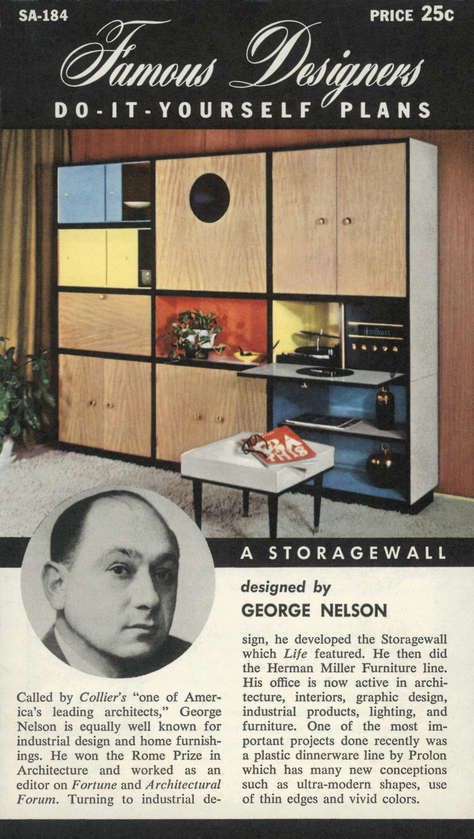 Storage Wall: George Nelson Design for Modern Living - TIME PROOF DESIGN